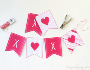 Free Valentines XOXO Banner You will Swoon Over - Aspen Jay