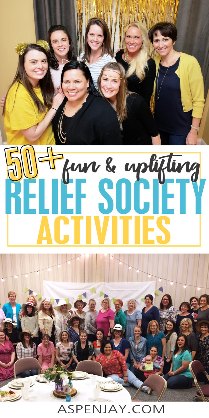50+ Relief Society Activities to Bring Sisters Together - Aspen Jay