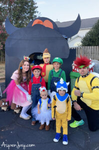 DIY Super Mario Family Costumes for Halloween, Let’s-a Go! - Aspen Jay