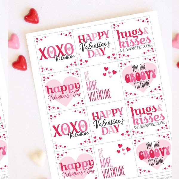 Squishy Valentine Cards (Free Non-Candy Hugs & Squishes Printable ...