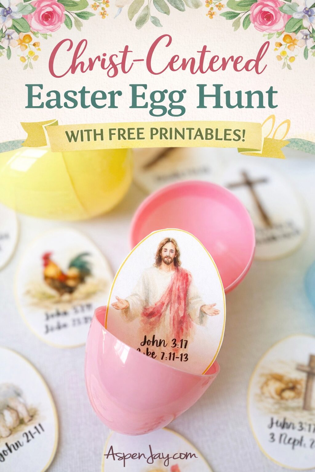 Christ-Centered Easter Egg Hunt for Kids (Free Printable) - Aspen Jay
